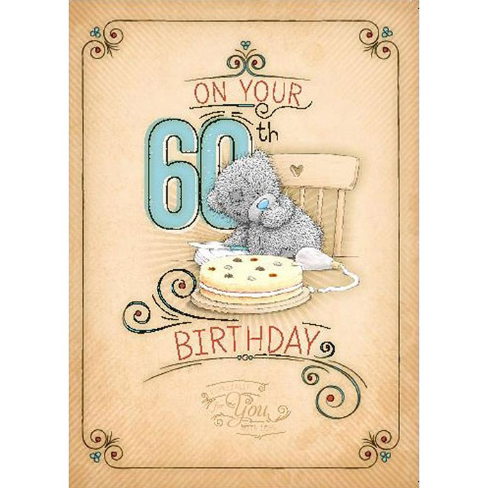 60th Birthday Me to You Bear Birthday Card (A01SS334) : Me to You Bears ...