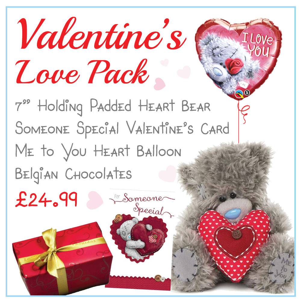Love Valentines Day Pack (VLNPACK16-5) : Me to You Bears Online Store.